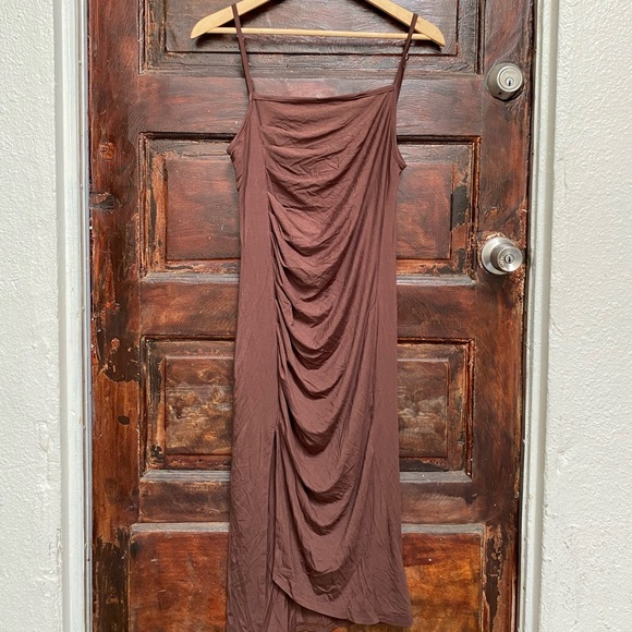 Cider | Dresses | New Cider Brown Midi Dress | Poshmark